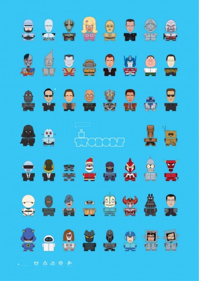 '7robots' fancy dress' by Steve Roberts - Illustration from United Kingdom