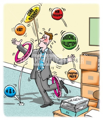 'Juggling' by Richard Duszczak - Cartooning from United Kingdom