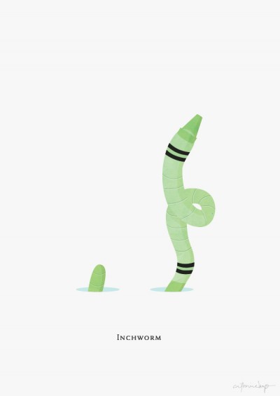 'Inch Worm' by Catherine Hope - Art Direction from Australia
