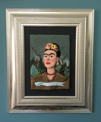 'Frida Kahlo - Polymer Painting' by Clay Disarray - Illustration from ...
