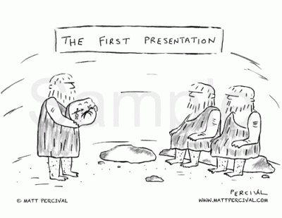 'PowerPoint Cartoon' by Matt Percival - Cartooning from United Kingdom