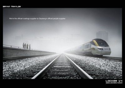 'Train- FreeWorld Paint Coatings' by Bryan Traylor - Advertising from South Africa