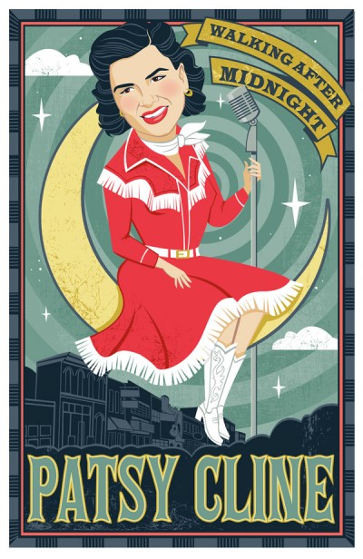 'Patsy Cline' by Lucie Rice - Illustration from United States