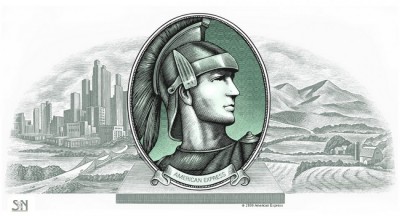 'American Express Logo' by Steven Noble - Illustration from United States