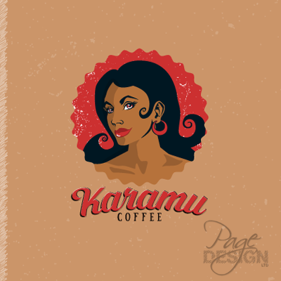 'Karamu Coffee logo' by Linda Page - Graphic Design from New Zealand
