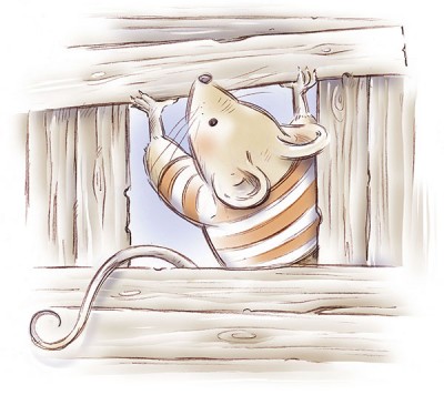 'Illustration from "Mouse Builds a House."' by Tracy Sabin ...